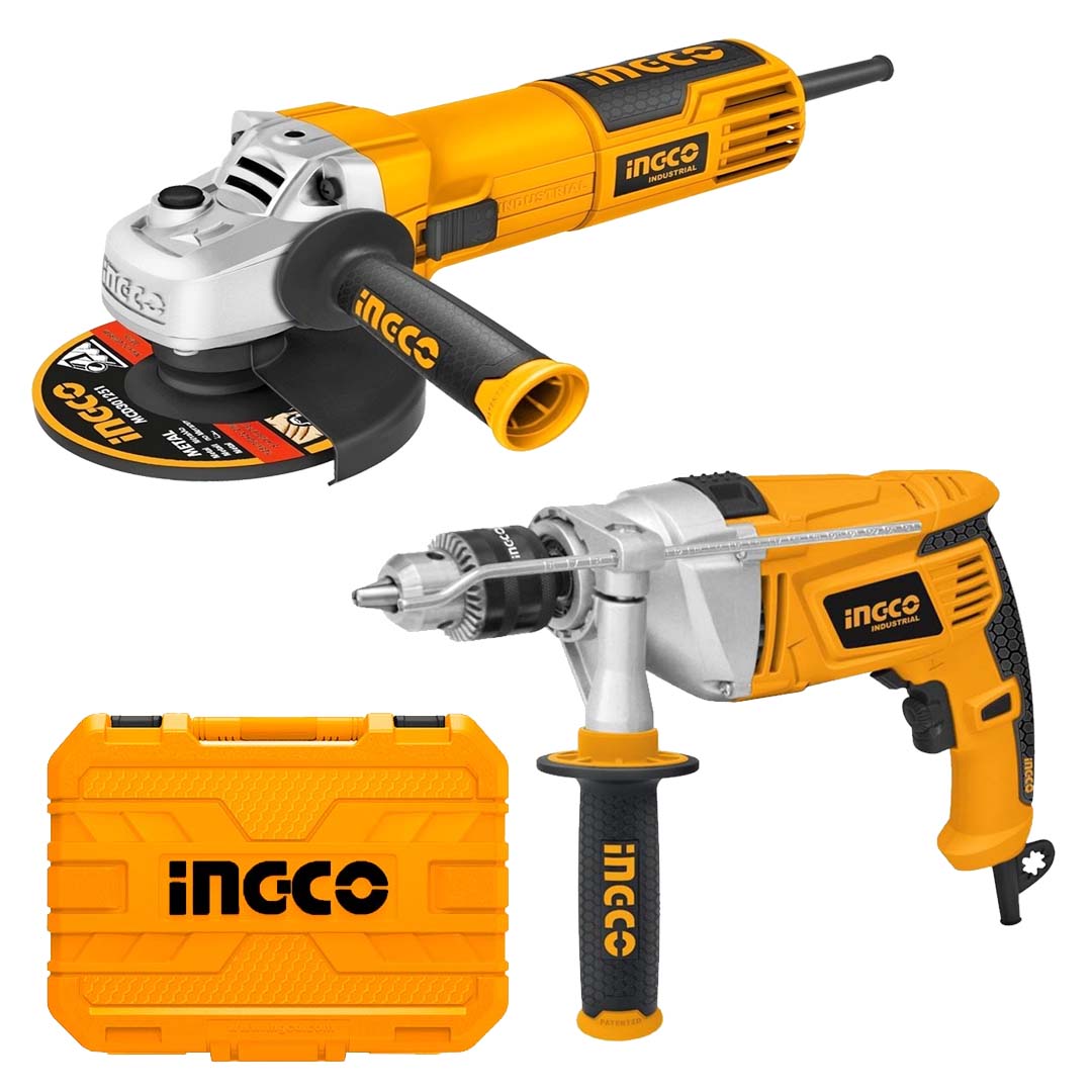 Pack meule perceuse ingco 1100w en valise - Ingco