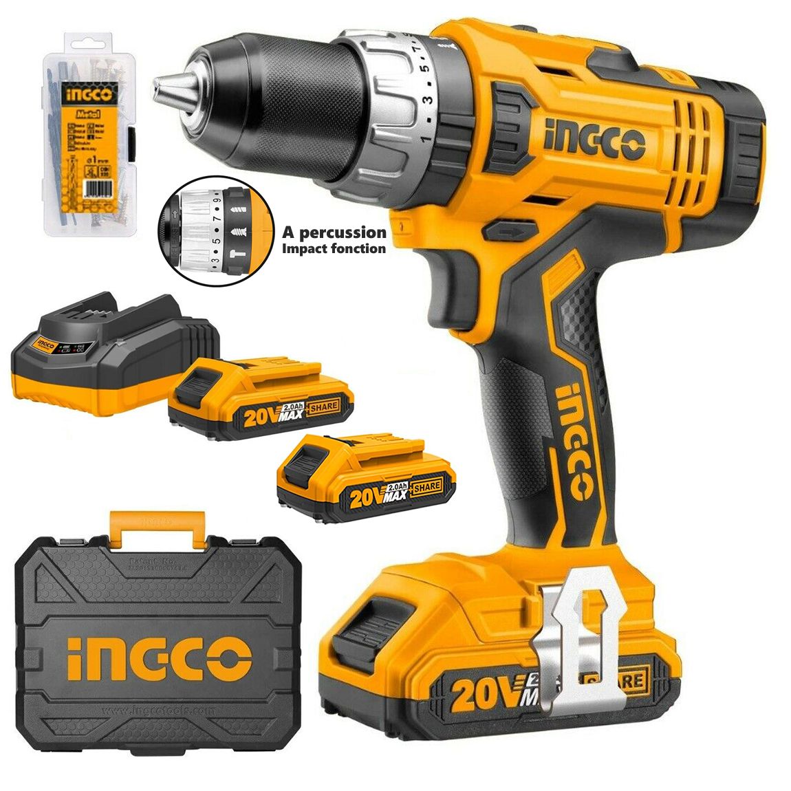 Visseuse perceuse ingco 20v - Ingco