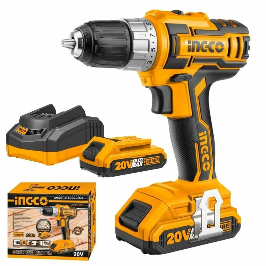 Visseuse perceuse 20v 4a sans charbon ingco - Ingco